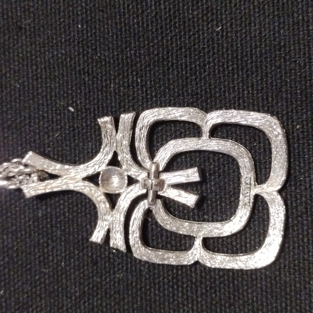 Vintage Avon 1970's Modernist Articulated Silver Tone… - Gem